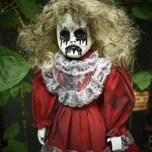 Creepy Doll Dark Disturbing Creeper Spooky Goth Art Haunt Spirit Scary ...