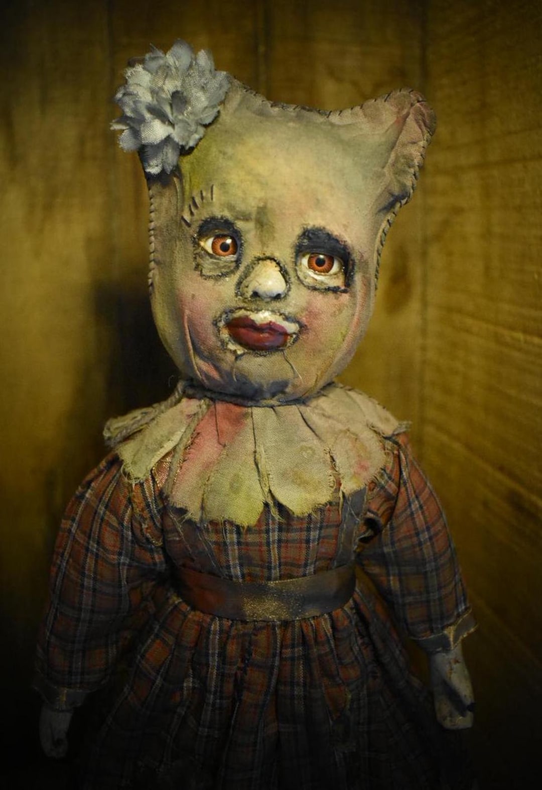 Creepy Doll Masked Disturbing Spooky Girl Zombie Dollz Original Scary ...