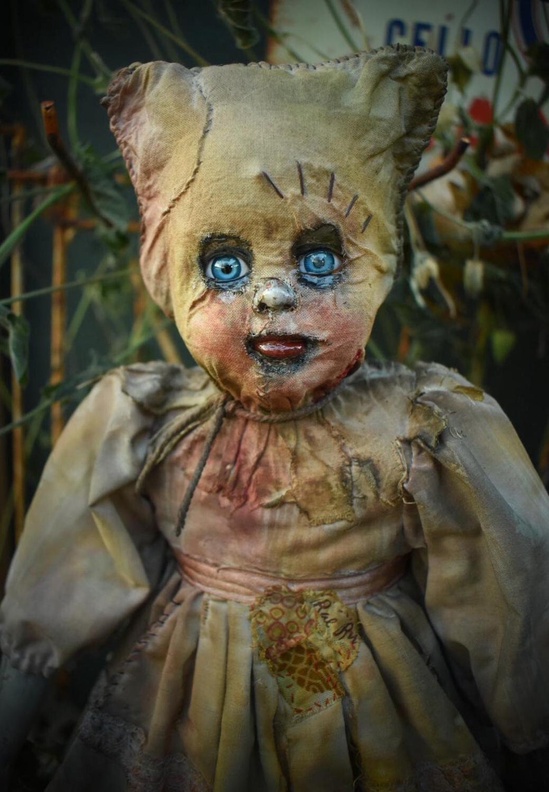 Creepy Doll Cute Masked Disturbing Spooky Girl Zombie Dollz Original ...