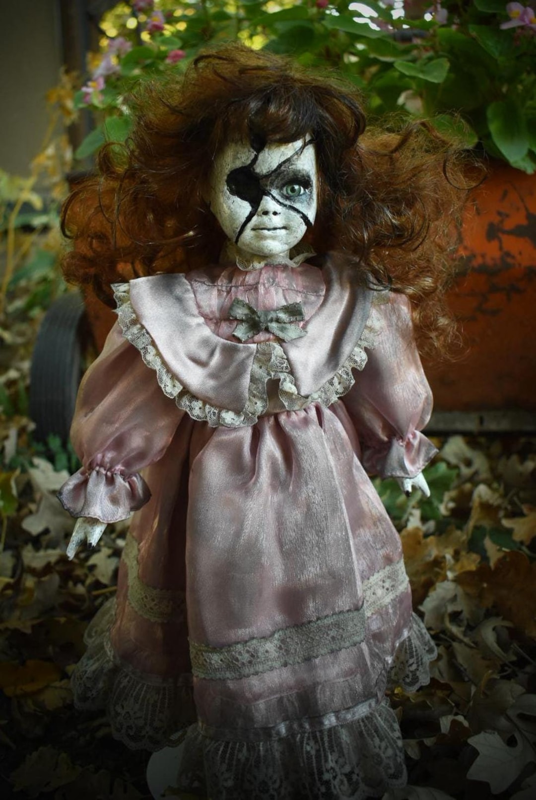 Creepy Doll Dark Art Spooky Girl Goth Art Haunt Spirit Scary Doll ...