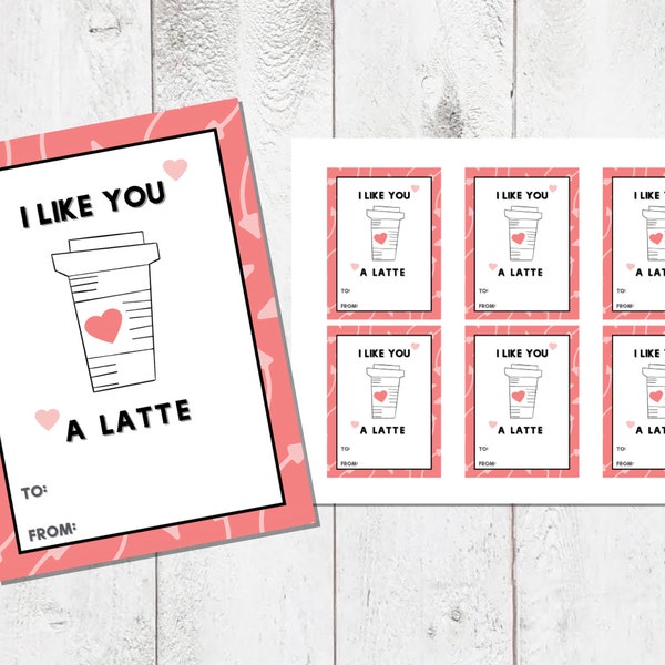 I Like You a Latte - Etsy