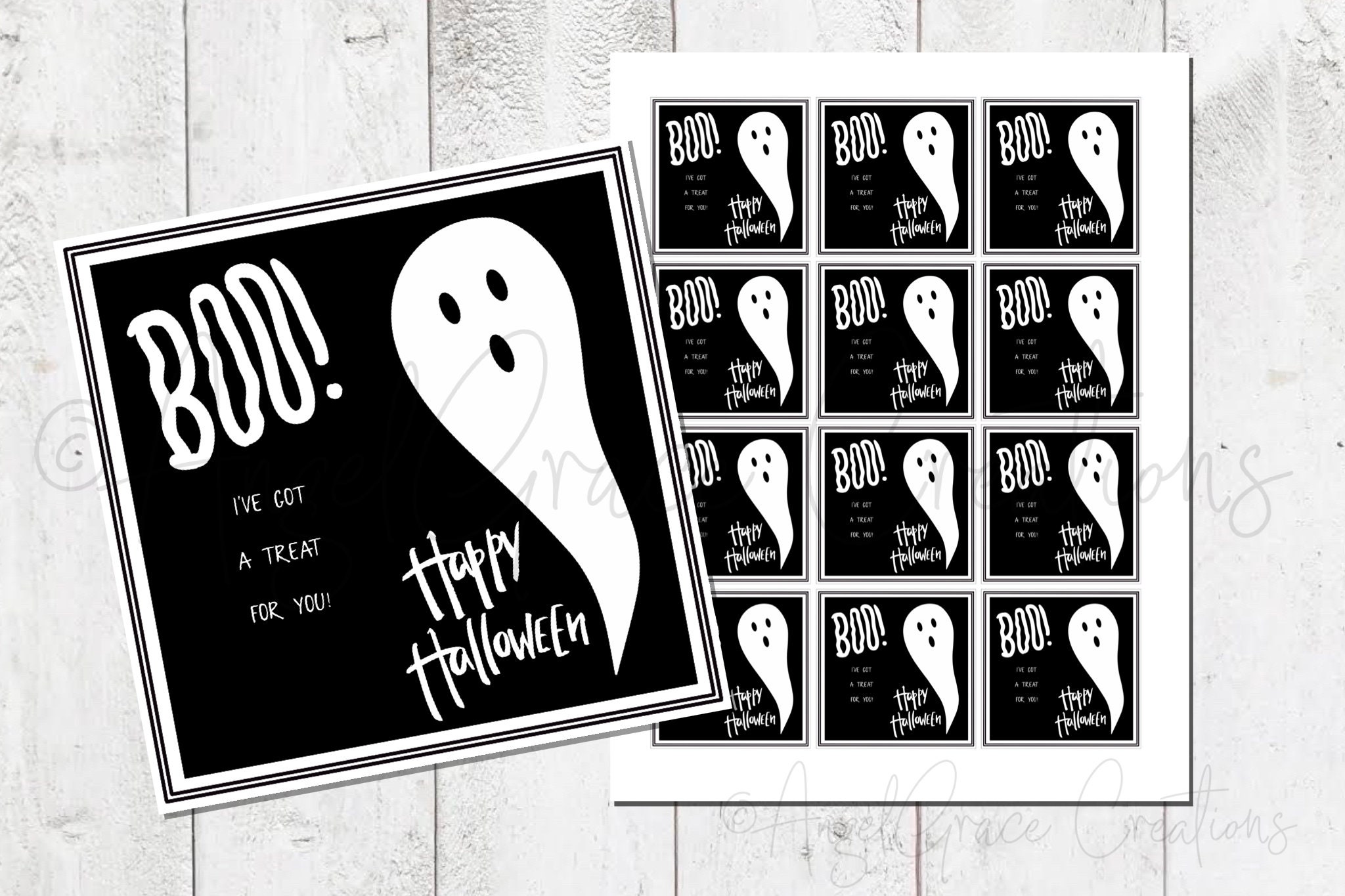 Paper Tags Favors Trick or Treat Halloween Party Gift Frankly I Think ...