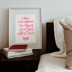 Never Underestimate the Power of a Girl With a Book RBG Quote ...