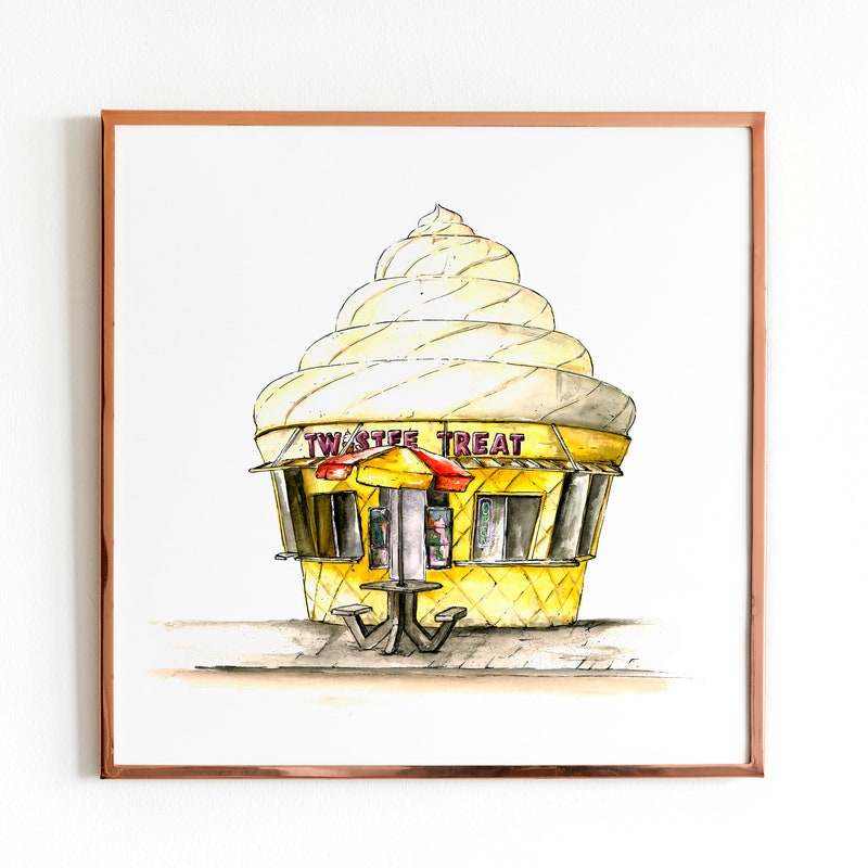 Ice Cream Artwork - Etsy