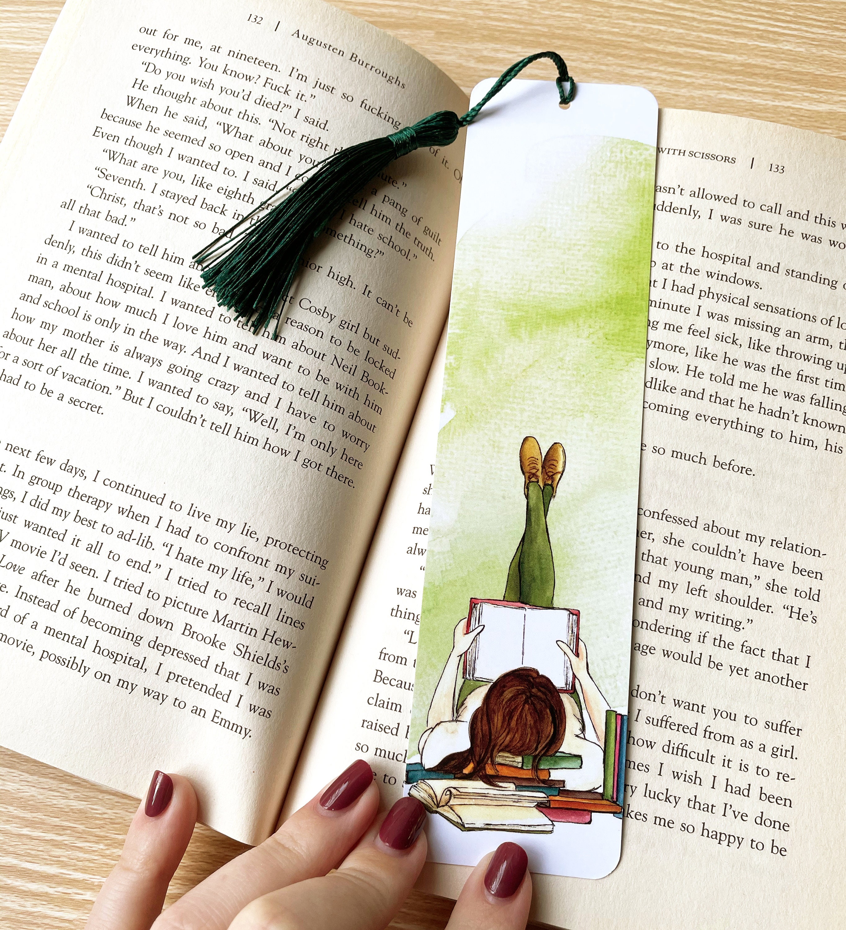 Watercolor Bookmarks Set of 3 Original Watercolor Artwork - Etsy