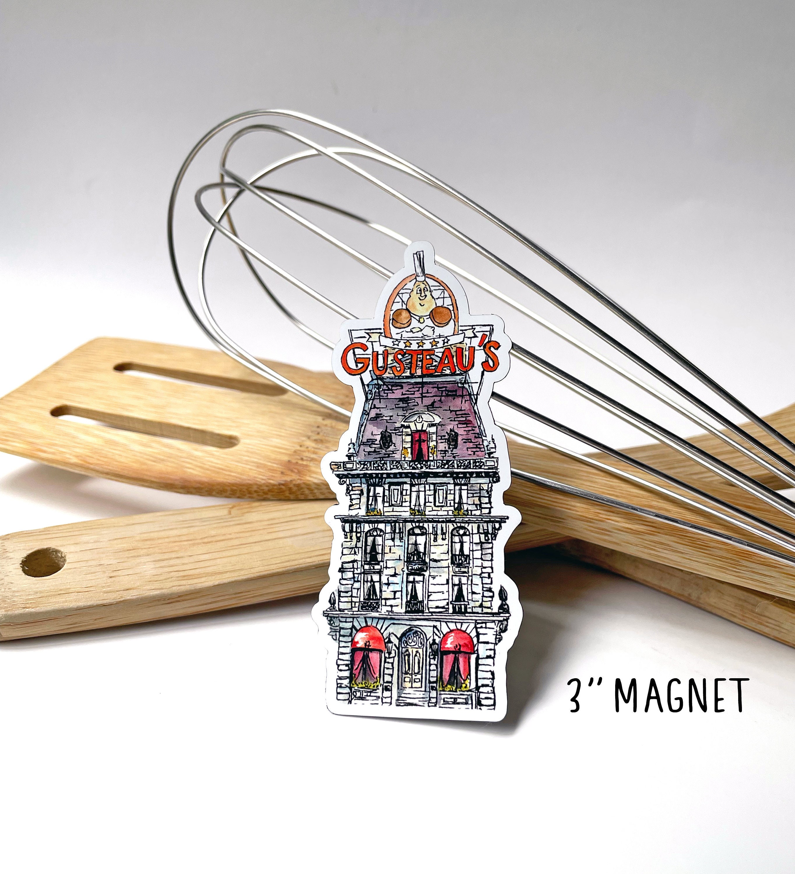 Gusteau's Restaurant 3 Magnet Original Artwork | Etsy