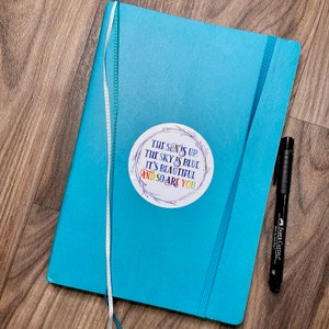 Sun is up Sky is Blue Watercolor Sticker, Dear Prudence Beatles Sticker ...