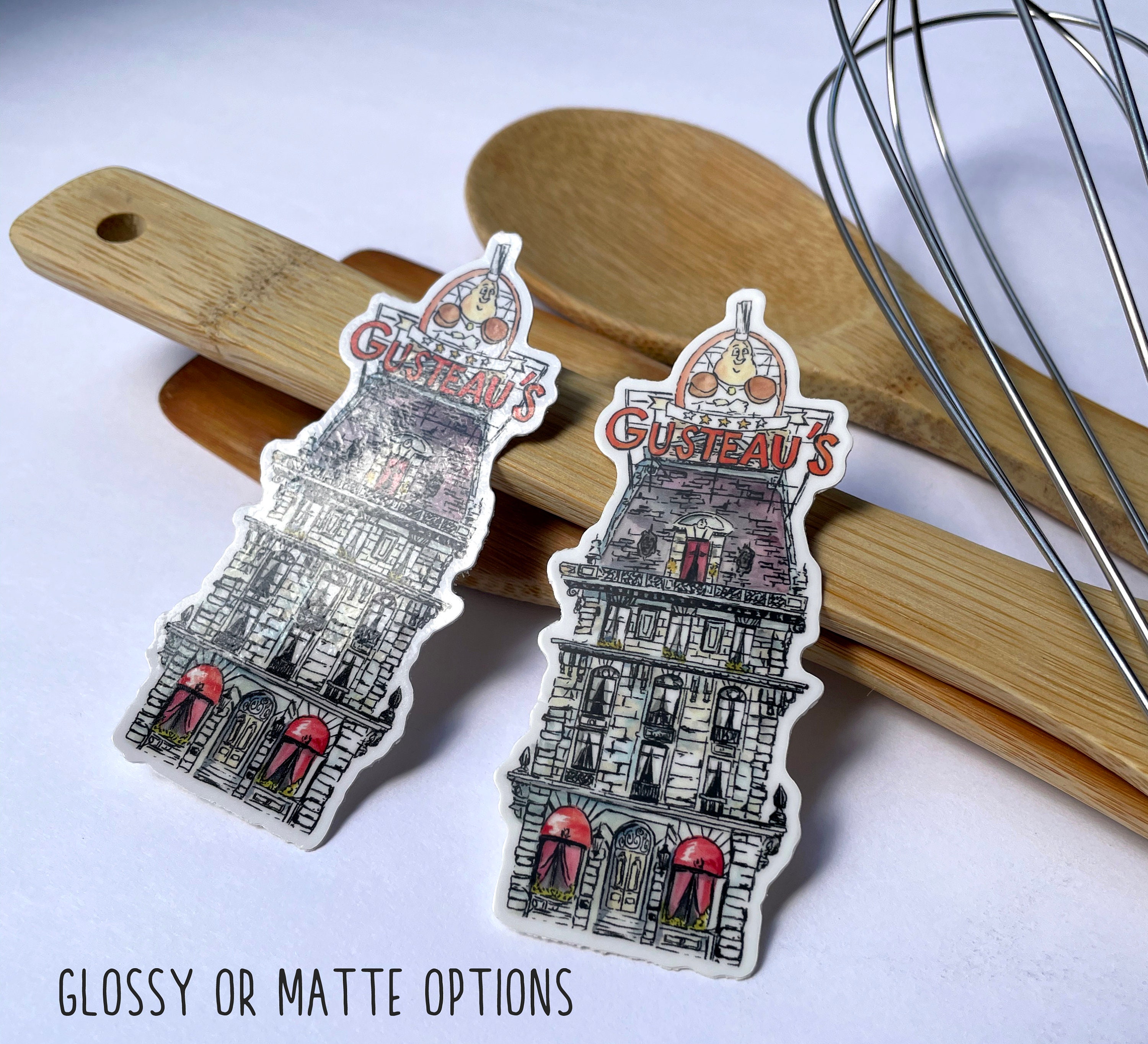 Gusteau's Restaurant Sticker: Waterproof 3" - Etsy