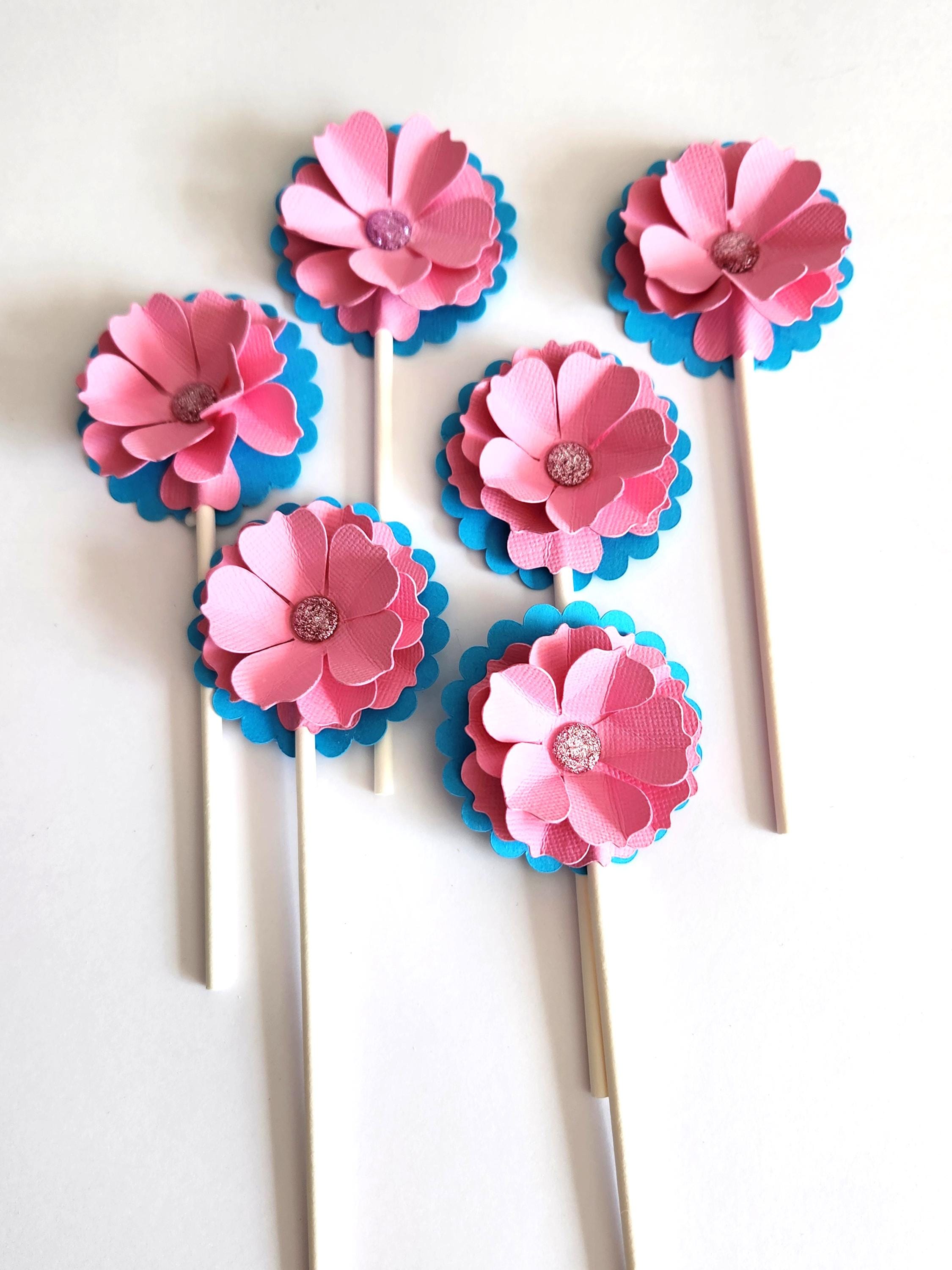 12 Cupcake Toppers for Any Occasion Parties Bridal Showers Baby Showers ...