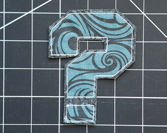 Green Question Mark Patch 206A 2 Inch Diameter Embroidered Patch - Etsy