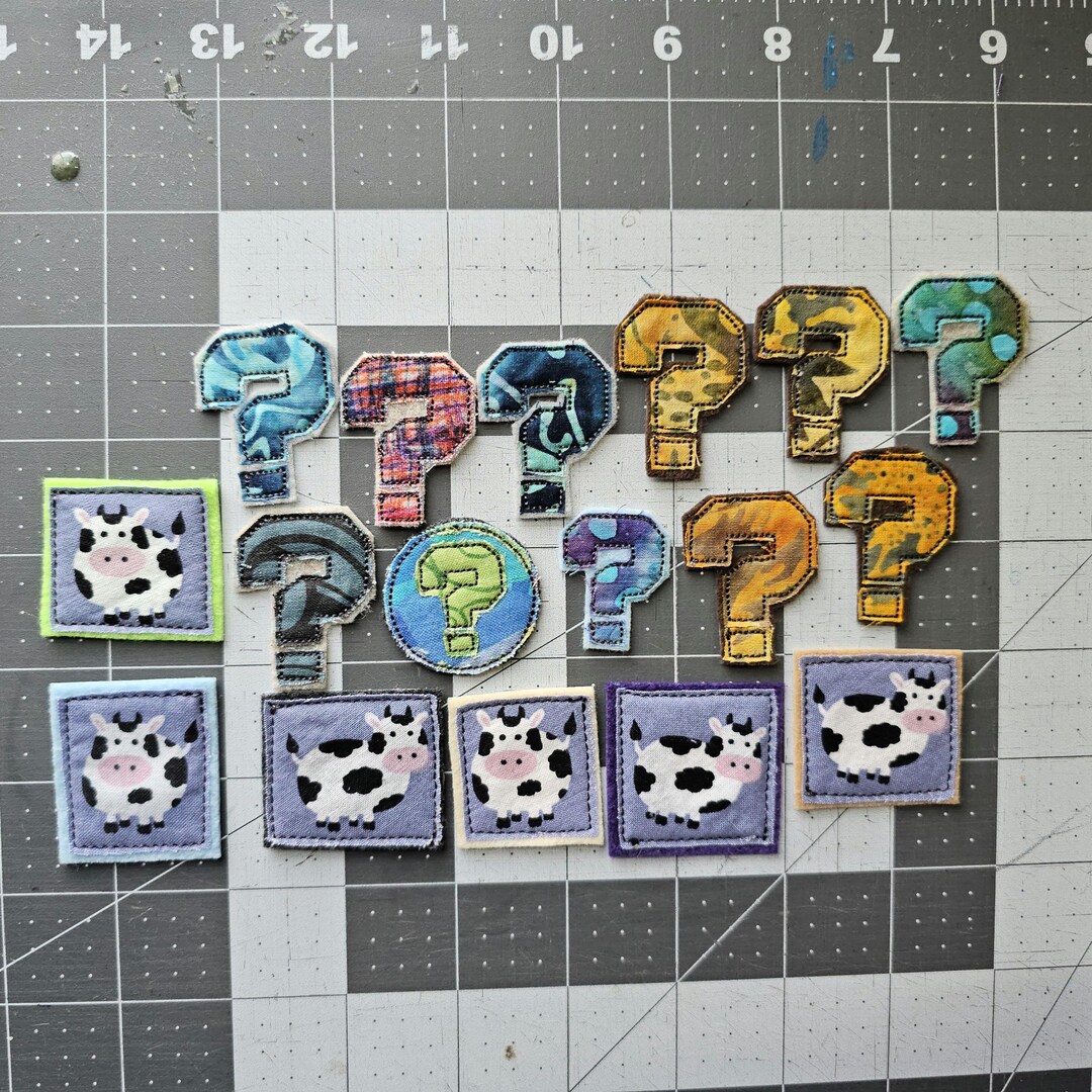 Mini Question Mark Patches - Etsy