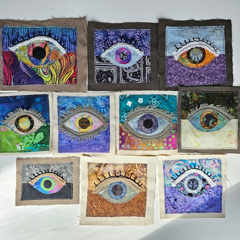 Eye- Handmade Patch - Etsy
