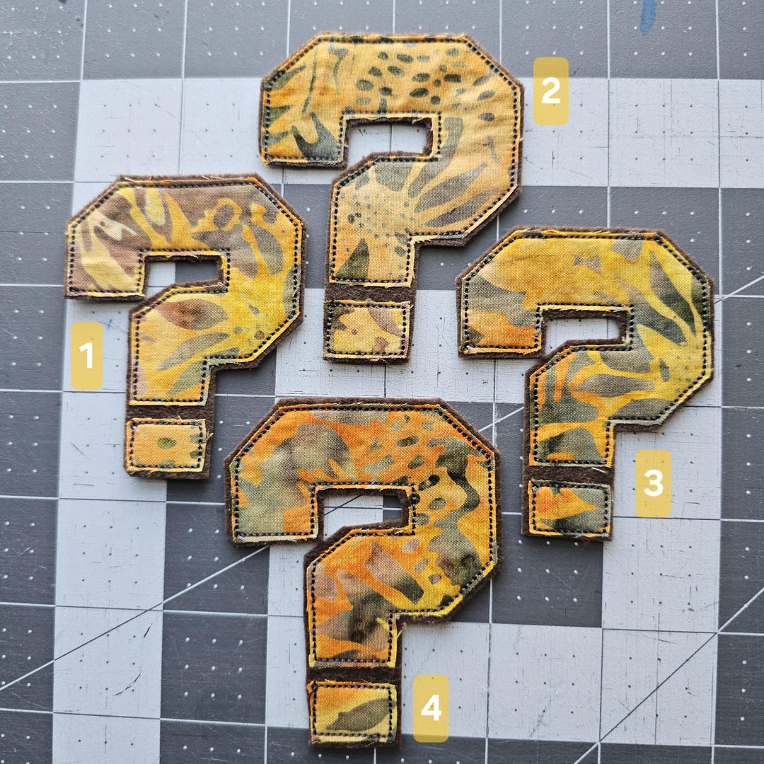 Question Mark Patch - Etsy