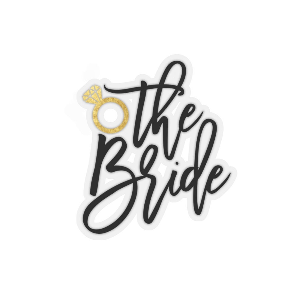 BRIDE STICKERS WEDDING Stickers Popular Bridesmaid | Etsy