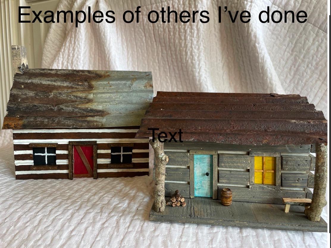 Miniature Log Cabins & Houses - Etsy