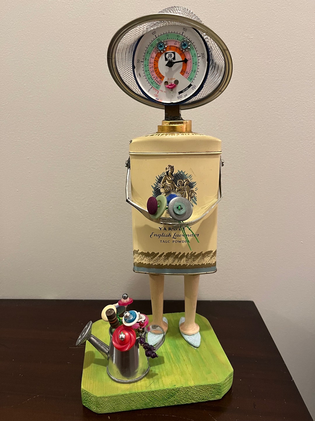 Garden Girl Found Object Sculpture - Etsy