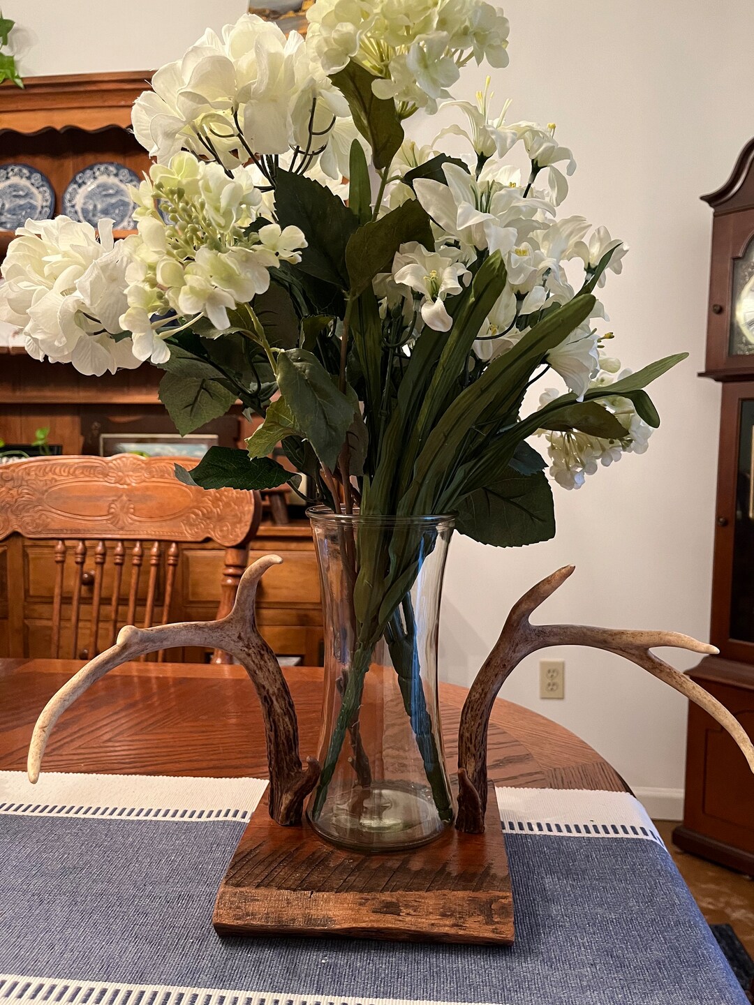 Deer Antlers W/ Vase Centerpiece - Etsy
