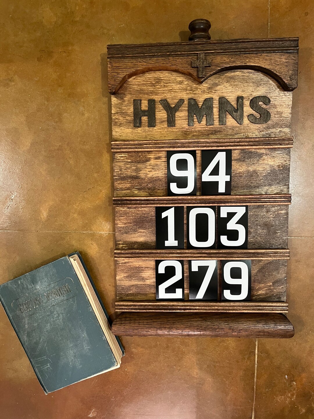 Antique Reproduction Church Hymn Board - Etsy