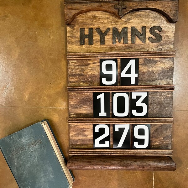 Hymn Board - Etsy