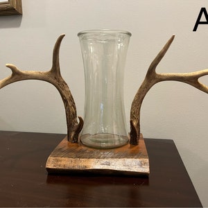 Deer Antlers W/ Vase Centerpiece - Etsy