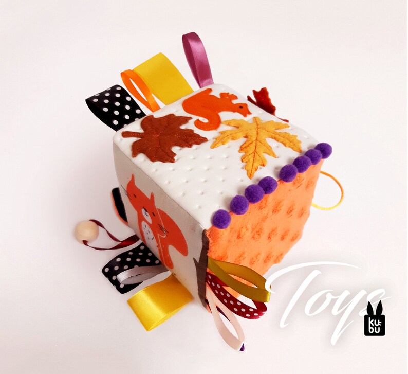 Activity Cube FOX Sensory Cube Baby Shower Gift Montessori - Etsy