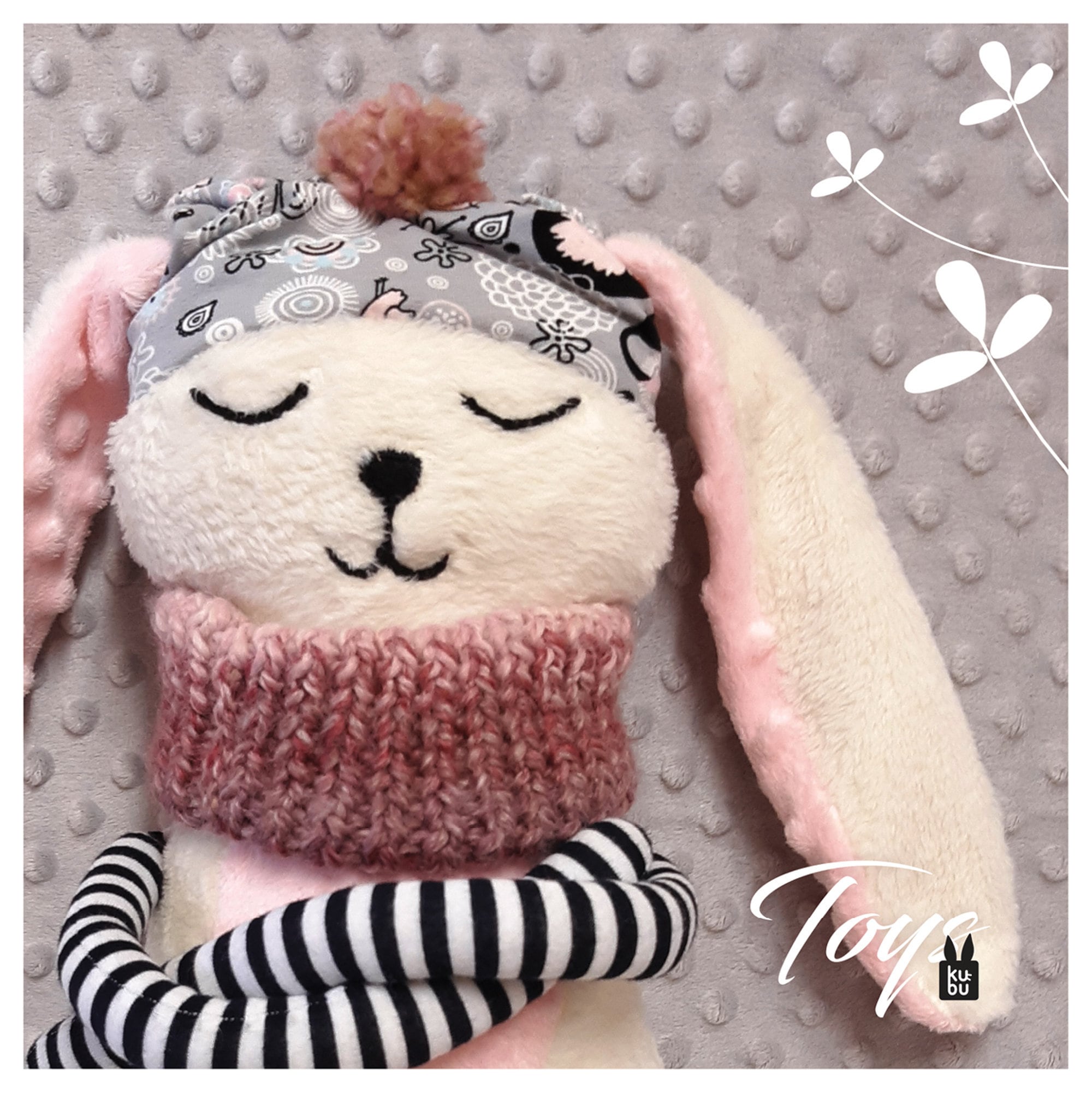 Bunny Plush Toy Handmade Bunny Doll, Plush Rabbit, Doll Rabbit, Baby ...