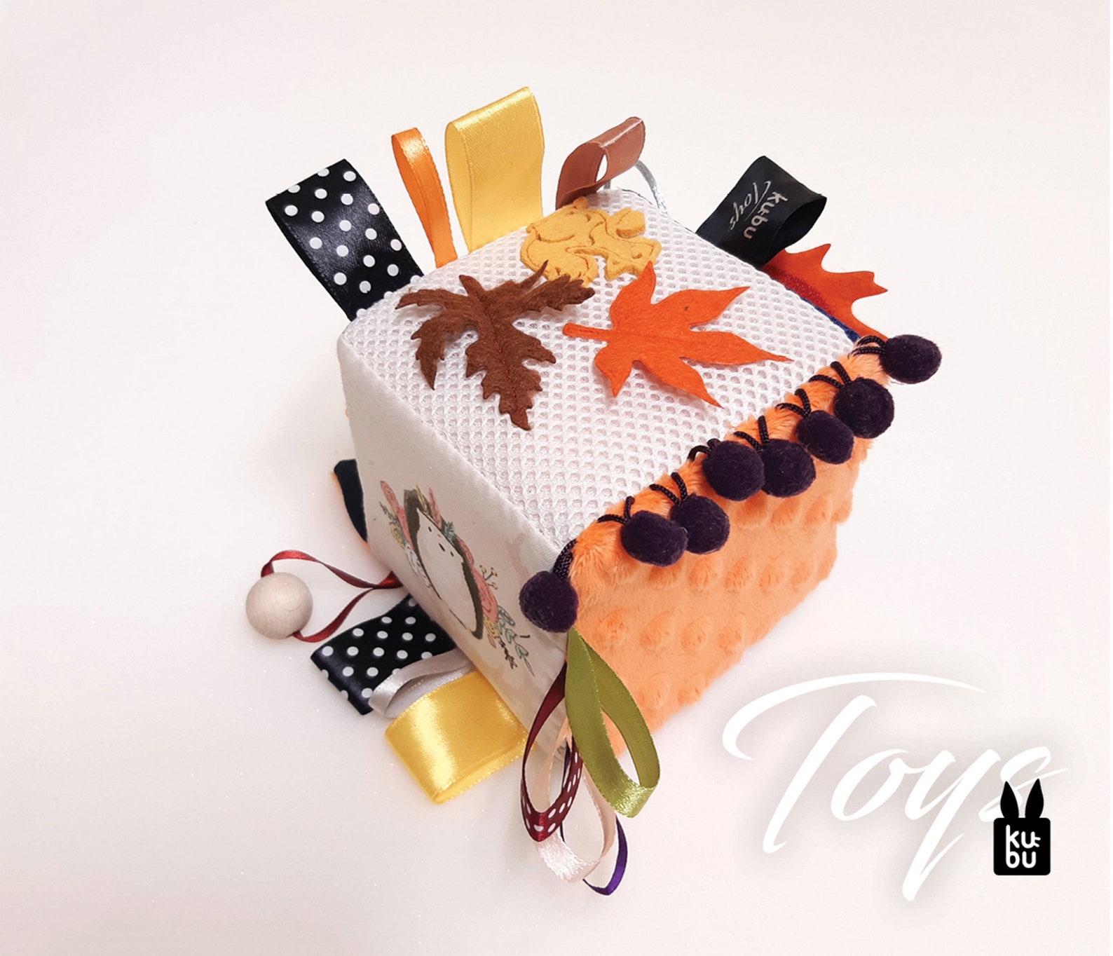 Activity Cube FOX Sensory Cube Baby Shower Gift Montessori | Etsy