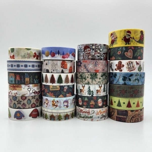 Christmas Washi Tape - Etsy