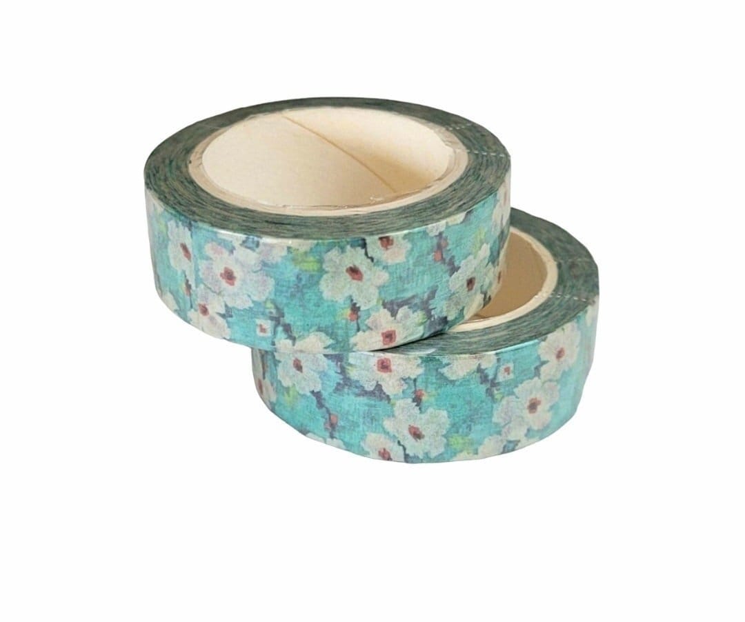 Flowers Washi Tape, 1m/10m Length Washi Tape, Scrapbooking Washi Tape ...