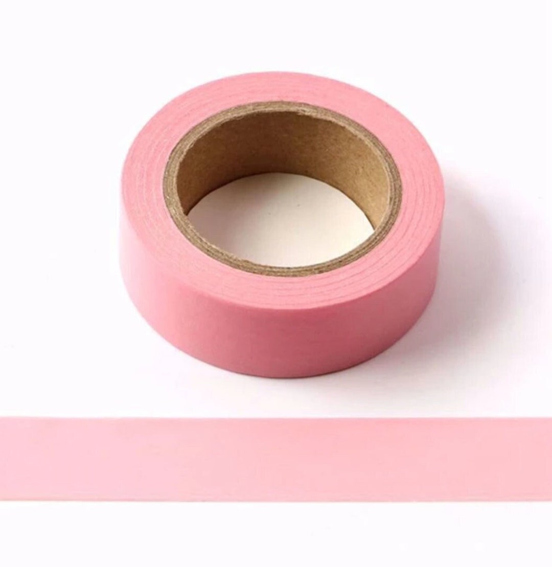 Pink Washi Tape, Scrapbook Washi Tape, 1m/10m Length Option, Washi Tape ...