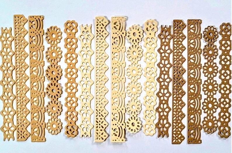 Borders, Cardstock Paper Ribbons, Cutouts, Solid Color - Etsy