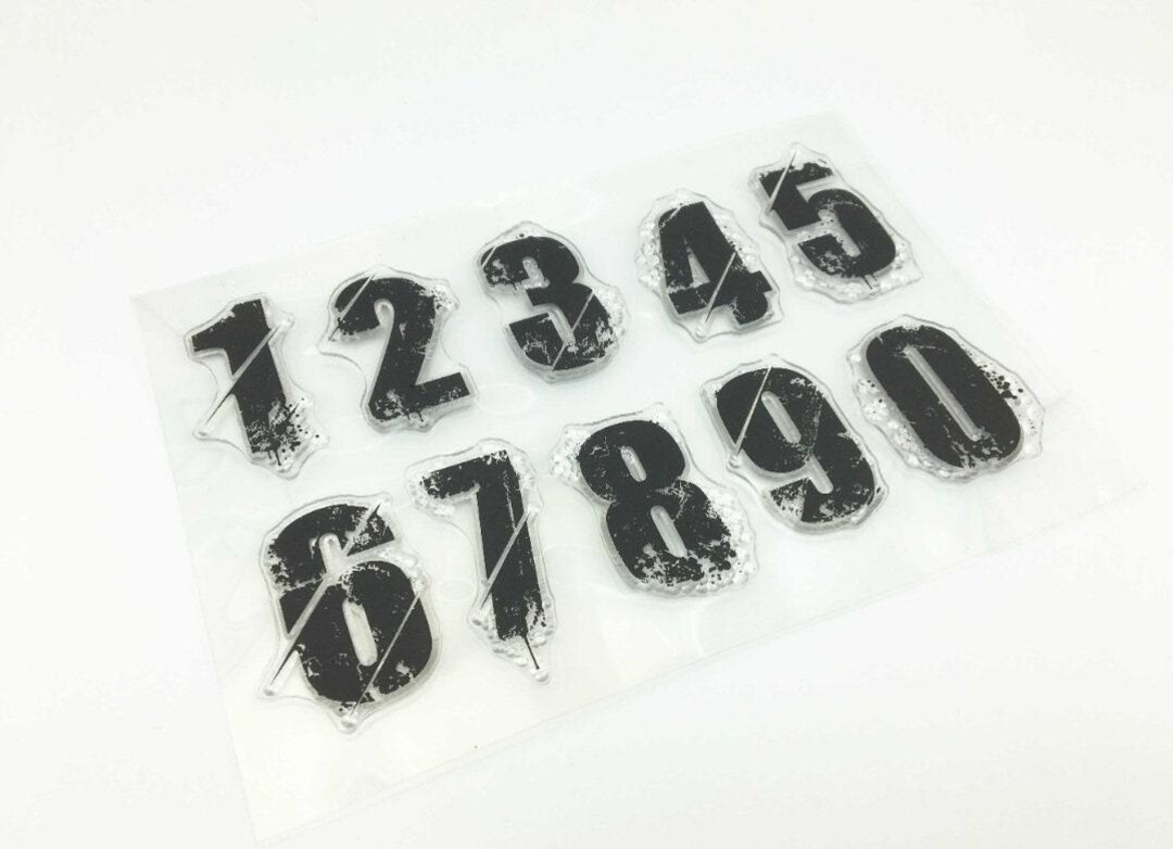 Numbers Clear-stamps, 0 - 9 Digits - Etsy