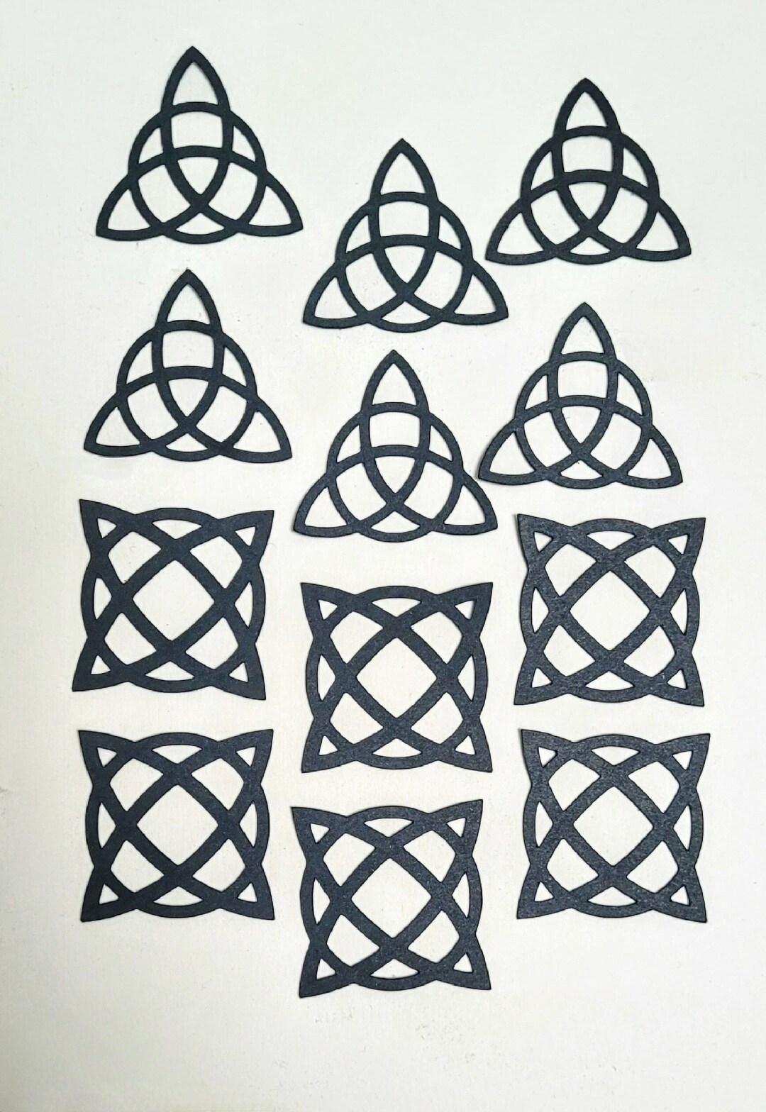 Celtic Knots Paper Cutouts 12 Pcs Set Hollow Border - Etsy