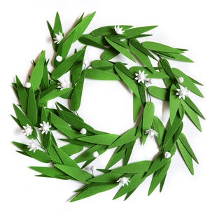 Jasmine Liana, Stephanotis Floribunda, Madagascar Liana, Garland, Felt ...