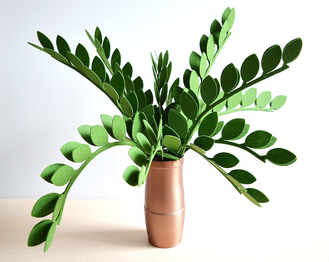 Zamioculcas, ZZ Plant, Zanzibar Gem, Zuzu, 12 Twigs, Greenery, Handmade ...