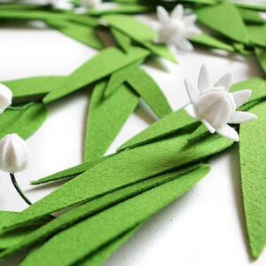 Jasmine Liana, Stephanotis Floribunda, Madagascar Liana, Garland, Felt ...