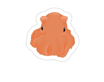 Baby Dumbo Octopus in a Bottle Clear Waterproof Vinyl Sticker - Etsy
