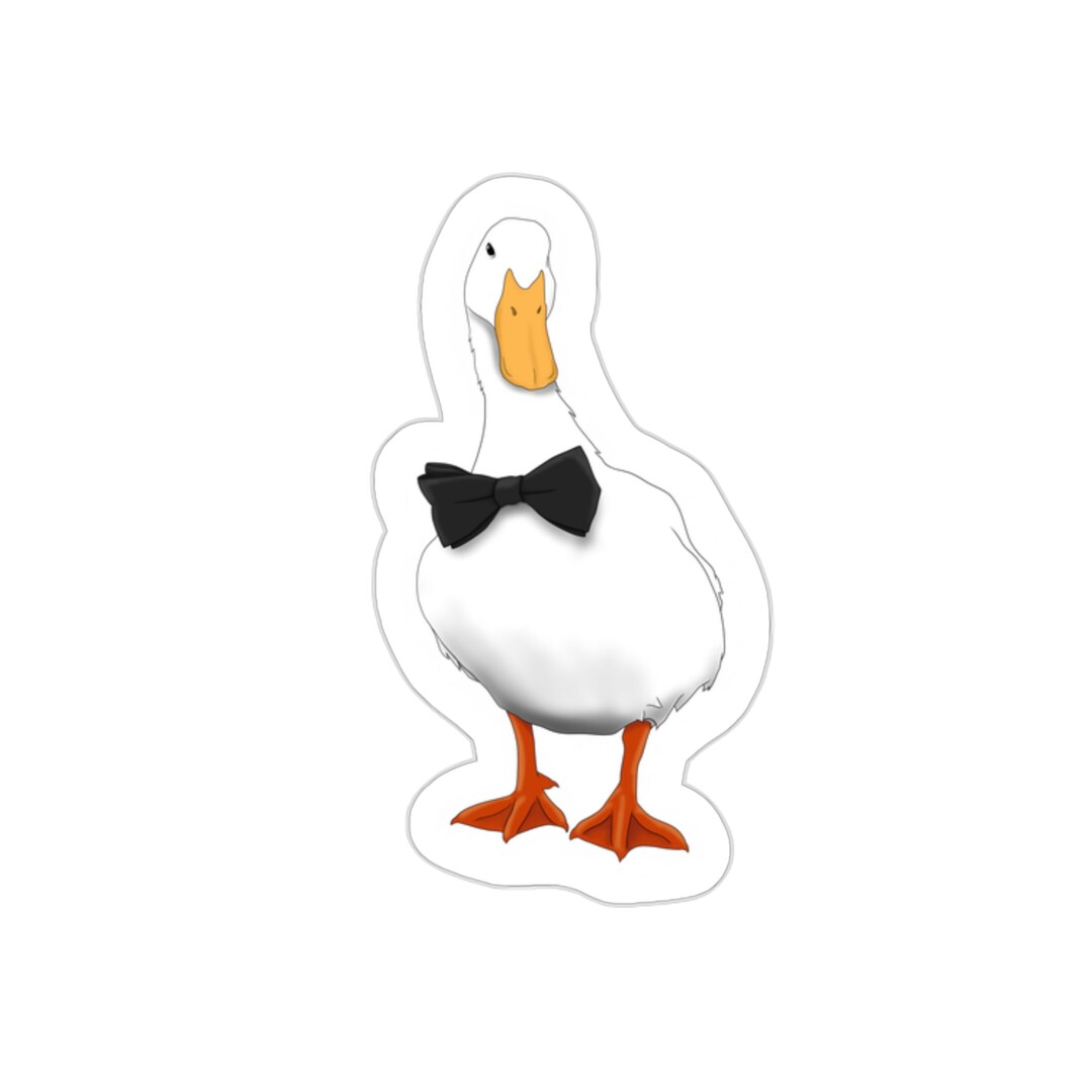 Dapper Duck Sticker - Etsy