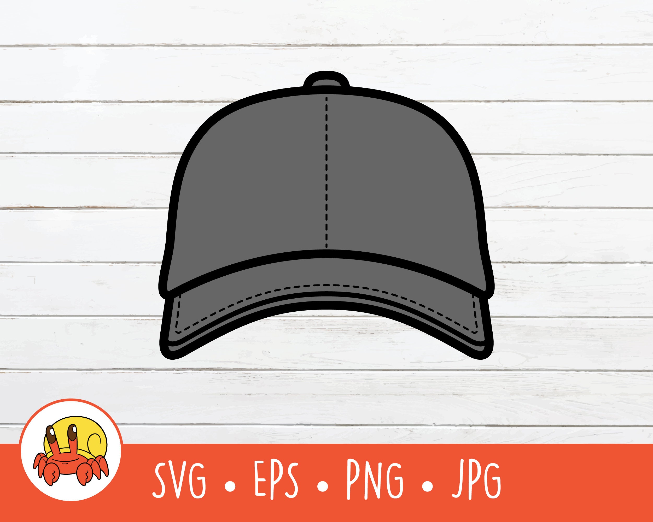 Baseball Cap Clipart Vector Hat Cut File For Cricut SVG Etsy Baseball Cap Clipart Vector Hat Cut File For Cricut SVG Etsy