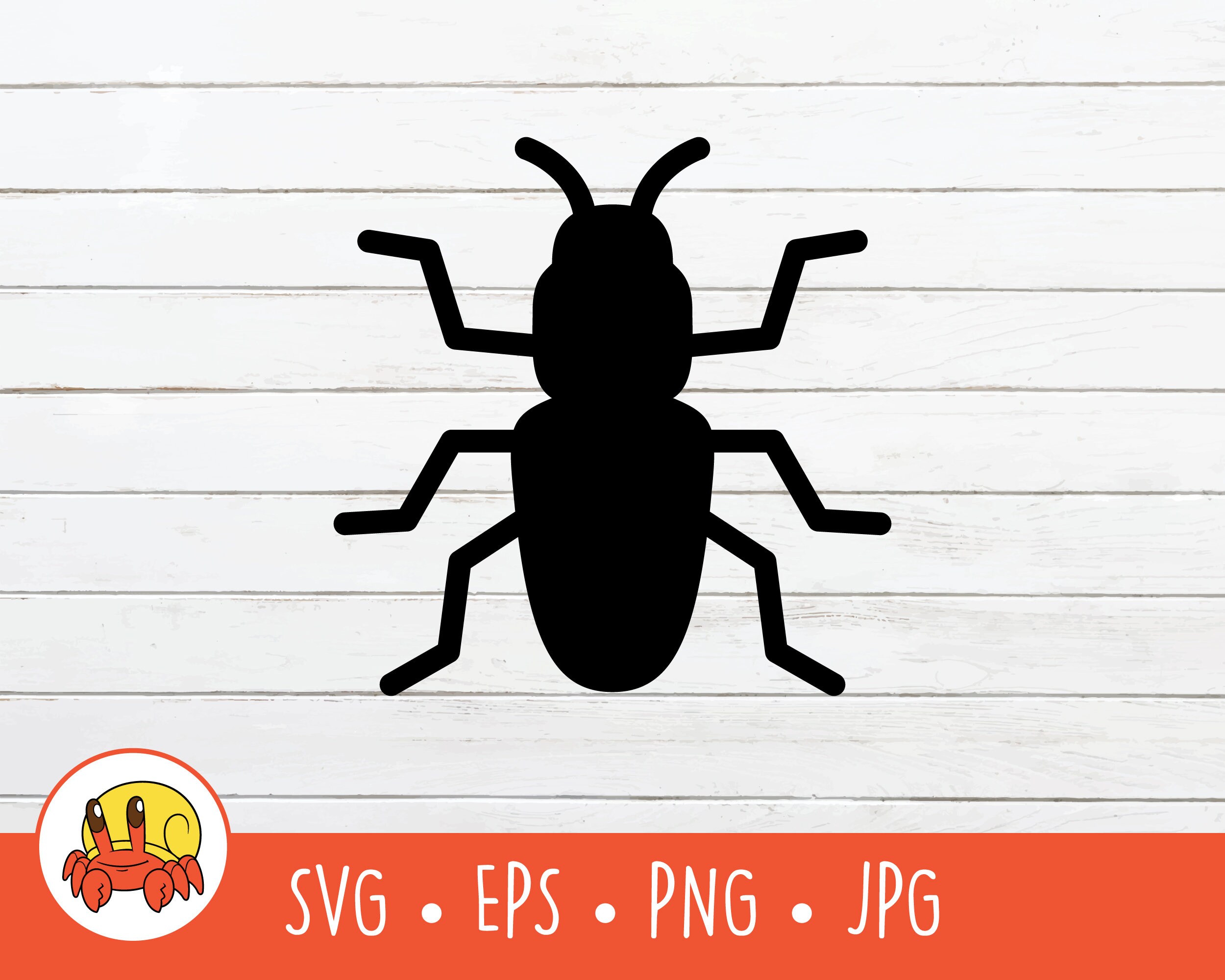 Insect SVG Vector Bug Cut FIle For Cricut PNG EPS Instant | Etsy