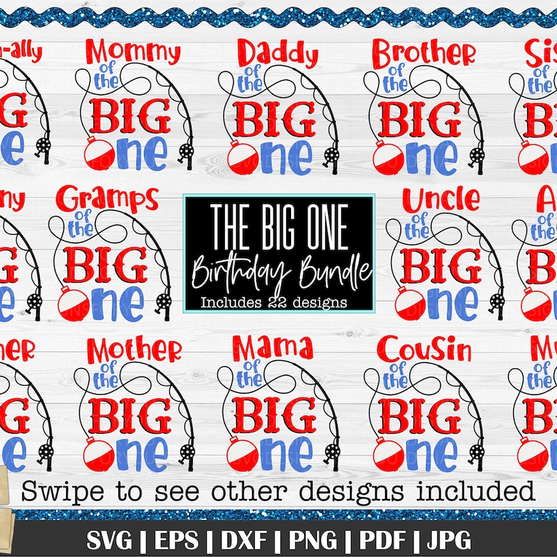 The Big One Svg - Etsy