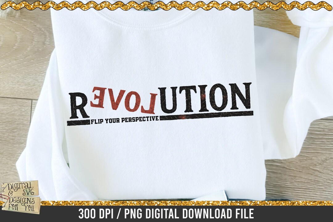 Revolution Typography PNG Print: Hidden LOVE Word Art (digital Download ...