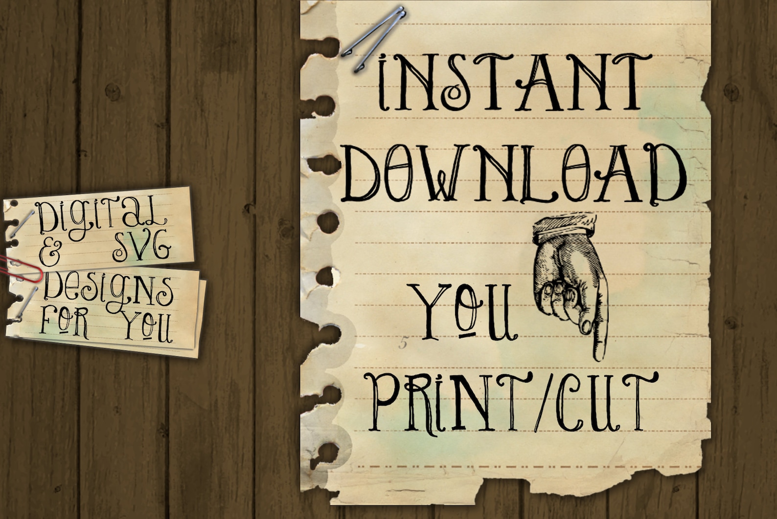 Vintage Script Labels, Text, Post Cards, Grunge, Printable, Junk ...