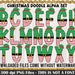 Christmas Doodle Letters, Christmas Alphabet, Doodle Letters, Alpha ...