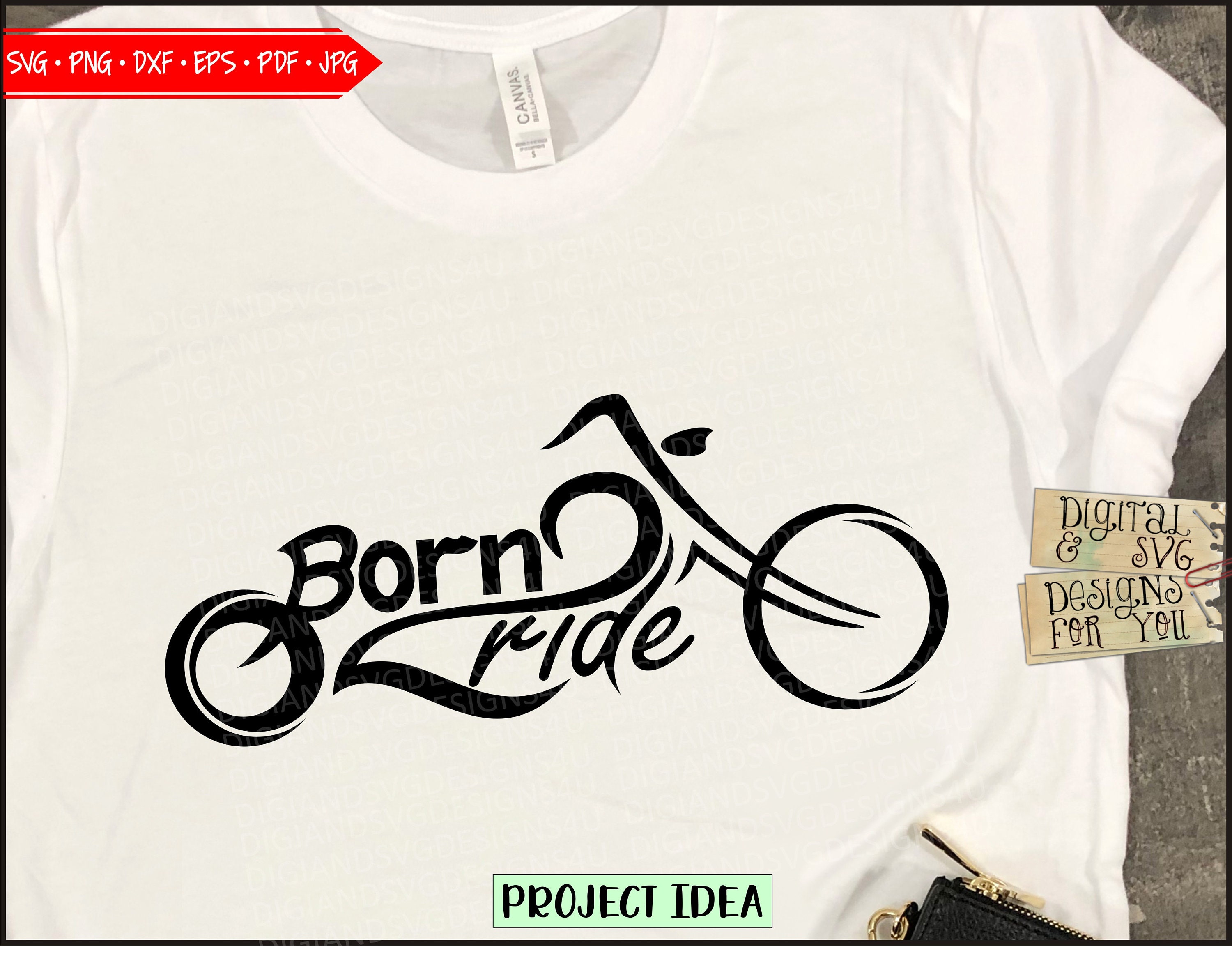 Born to ride svg Bike SVG Cut file Harley svg dxf png Moto | Etsy