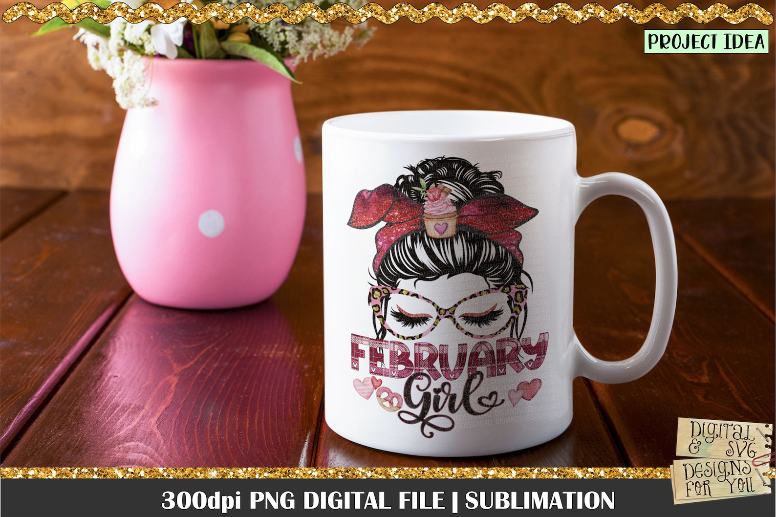 Month Girl Sublimation Bundle Birthday Sublimation Designs - Etsy