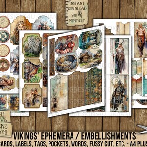 Vikings, Ephemera, Norse Gods, Norse Mythology, Vintage Grunge, Junk ...