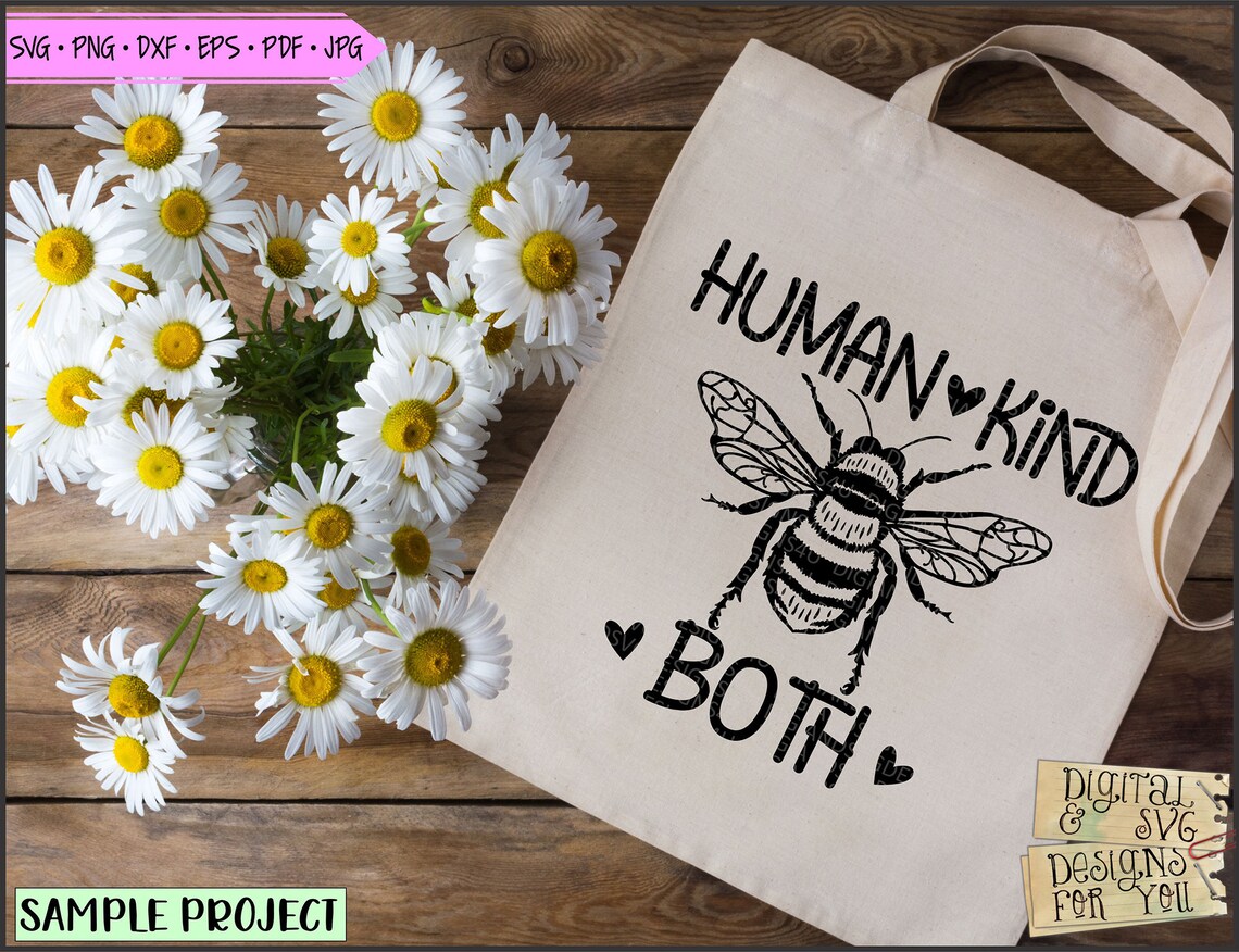 Humankind Be Both SVG Be Kind Svg Kindness SVG Kids Svg - Etsy