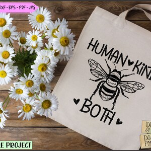 Humankind Be Both SVG, Be Kind Svg, Kindness SVG, Kids Svg, Nice Human ...