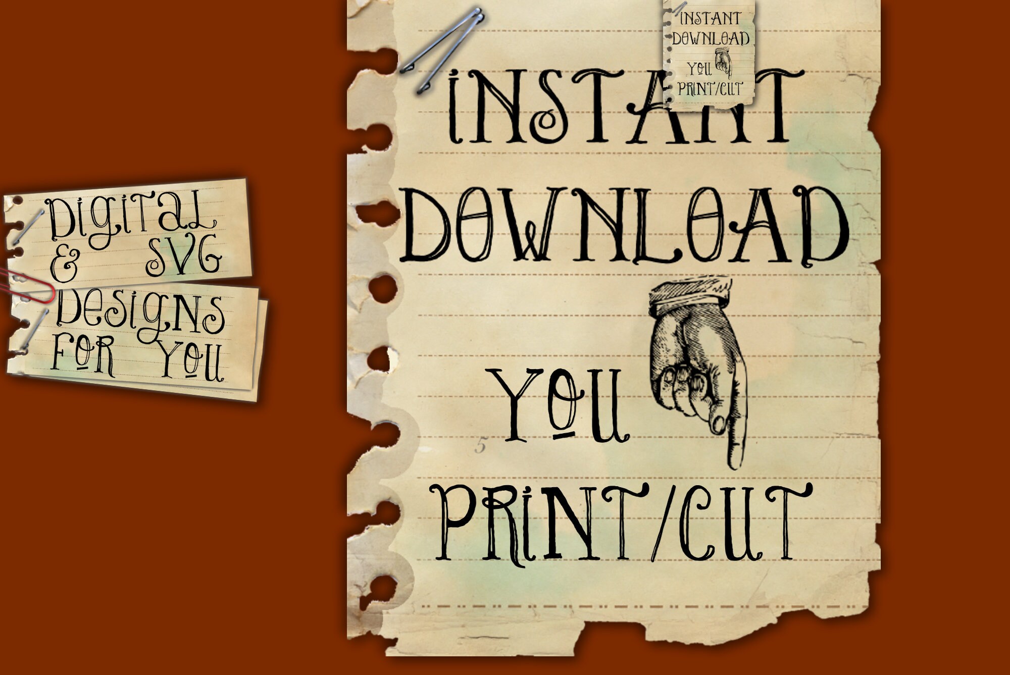 Vintage Style Papers Censored Letters Letters Printable - Etsy